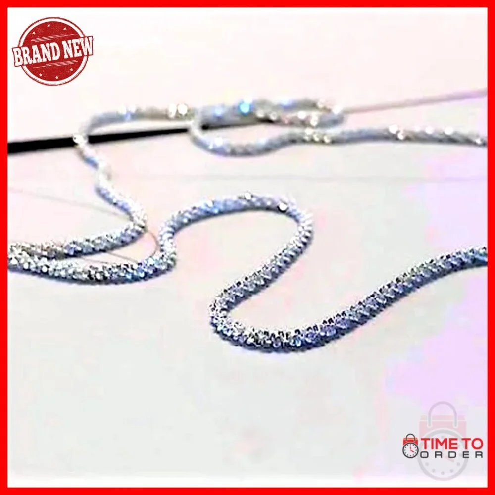 Jewelry | Sterling Silver 2mm Diamond Cut Criss Cross Chain Necklace 24 ...